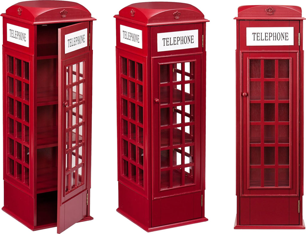 More London Phone Booth Shelves and Cabinets – my design42