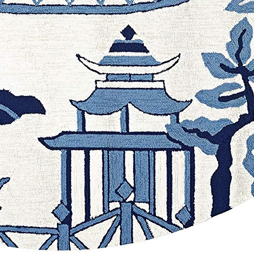 Indoor/Outdoor Blue Willow Pagoda Rugs from Dream Decor – my design42