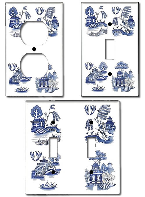 Blue Willow Light Switch and Outlet Cover Plates – my design42
