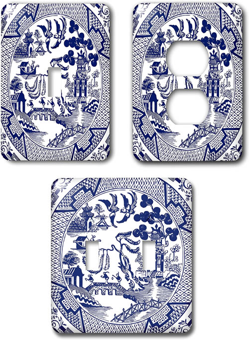 Blue Willow Light Switch and Outlet Cover Plates – my design42