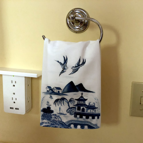 Blue Willow Chinoiserie Towels – my design42