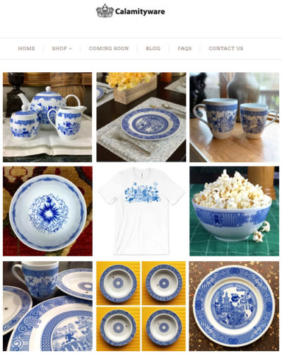 Calamity Ware Beast Bowls – Blue Willow Pet Dishes with a Fun Twist ...