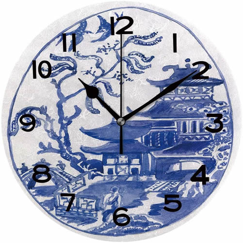 Blue Willow Wall Clocks – my design42