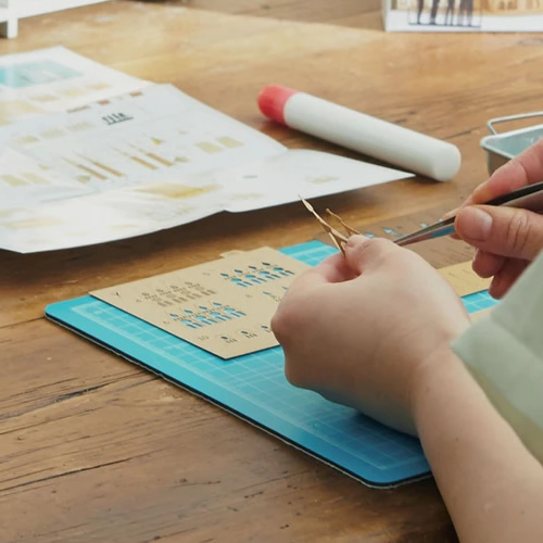 Paper Nano Miniature Building Kits – my design42