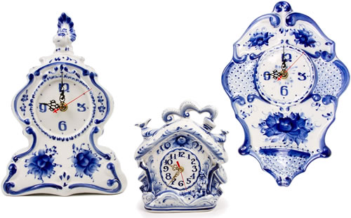 Gzhel Russian Style Blue and White Ceramics – my design42