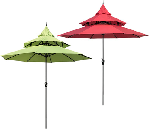 3-Tier Pagoda Outdoor Umbrellas – my design42