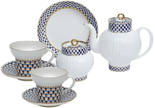 Lomonosov Russian Blue Net or Cobalt Mesh China – my design42
