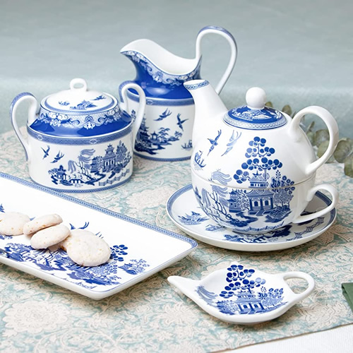 Grace Teaware Tea-for-One Porcelain Teapot, Cup and Saucer – my design42