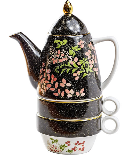 Grace Teaware Tea-for-One Porcelain Teapot, Cup and Saucer – my design42