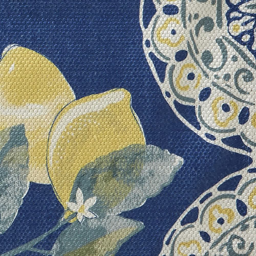 Vern Yip Blue and White Medallions and Lemons Kitchen – my design42