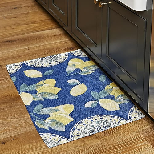 Vern Yip Blue and White Medallions and Lemons Kitchen – my design42