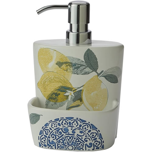 Vern Yip Blue and White Medallions and Lemons Kitchen – my design42