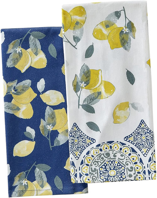 Vern Yip Blue and White Medallions and Lemons Kitchen – my design42