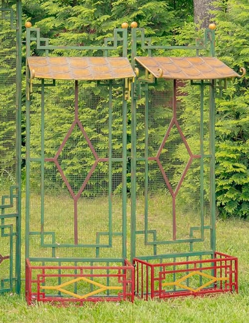 Wrought Iron Pagoda Indoor or Outdoor Aviaries, Gazebos and Gates from ...